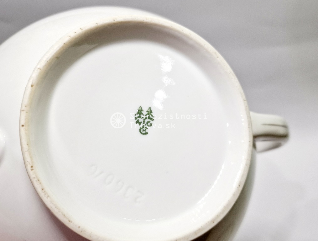 porcelánový čajník s kvetmi - Starožitnosti rekvizity záložňa Trnava